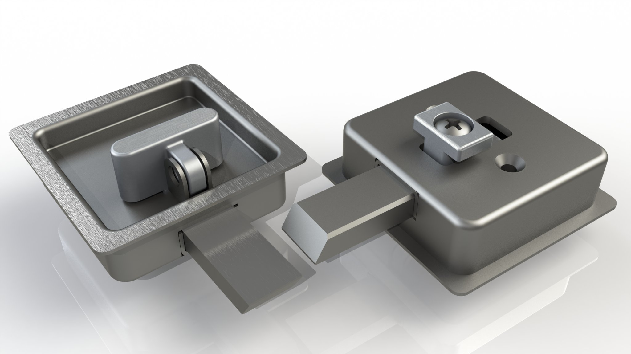 Latch Assy – Square Double Sided (manual lock) w/Fixed Hasp - Actron ...